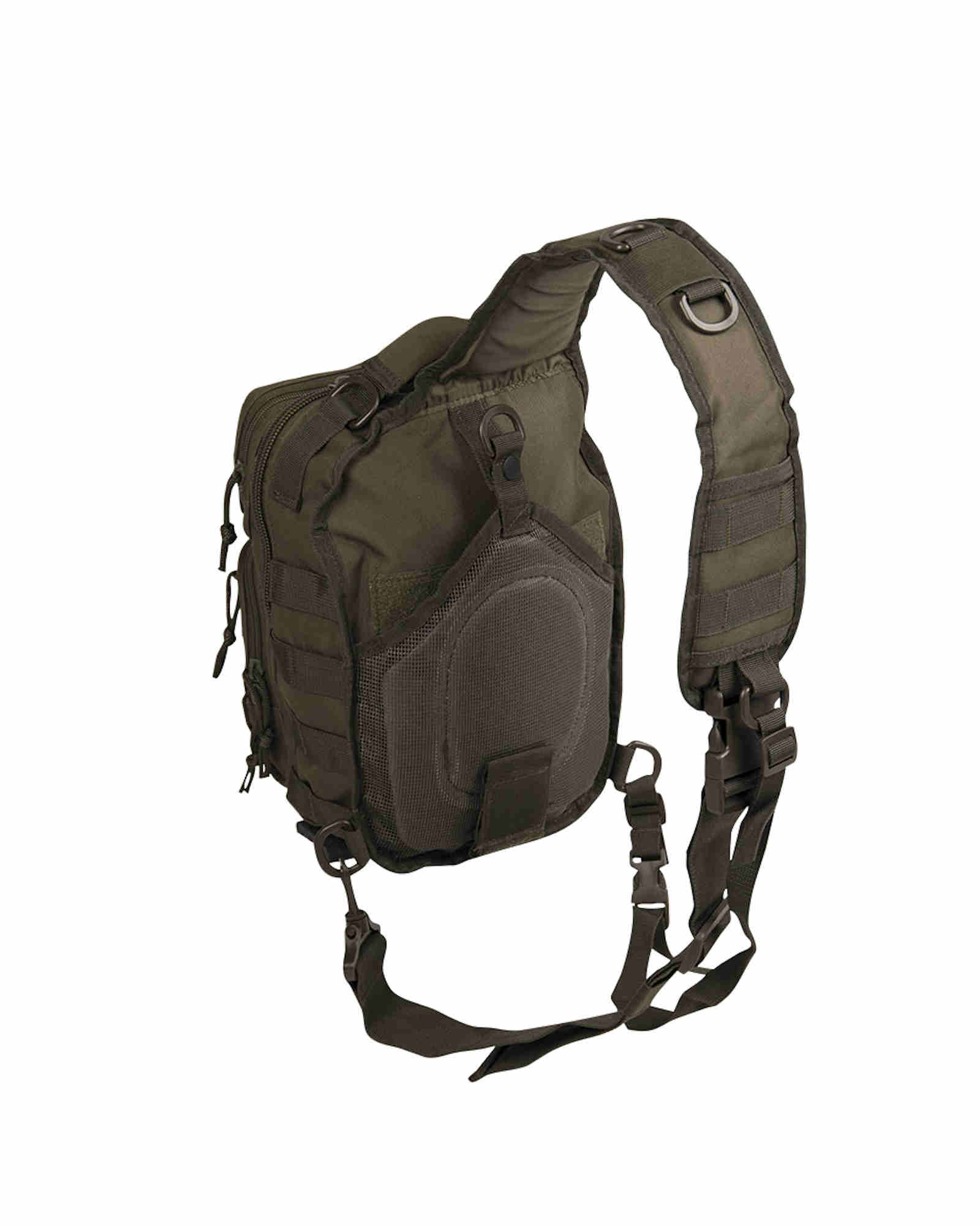 Mil-Tec ONE STRAP ASSAULT PACK SM OLIV Tagesrucksack Rucksack Tasche ...