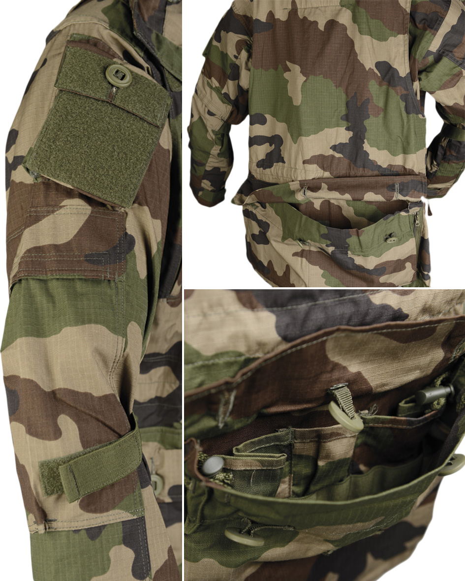 Mil-Tec FRANZ.SMOCK GUERILLA F4 CCE Outdoorjacke Jacke | Jacken ...