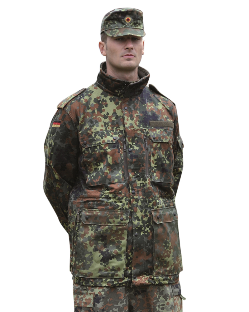 Mil-Tec BW SMOCK FLECKTARN MODIFIED N.TL Outdoorjacke Jacke | Jacken ...