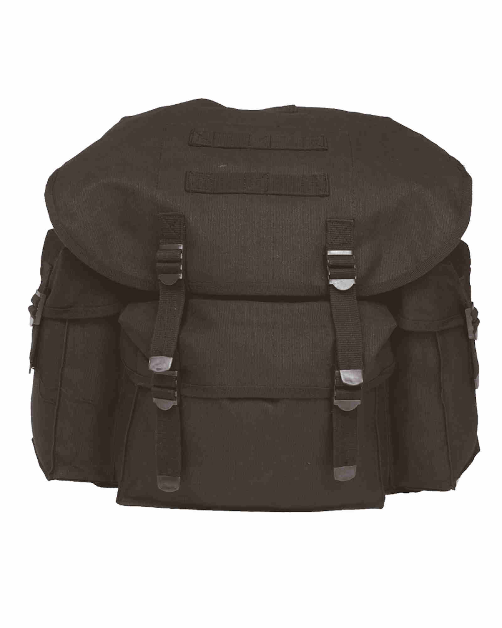Mil-Tec BW RUCKSACK COTTON IMP. SCHWARZ Tagesrucksack Rucksack Tasche ...