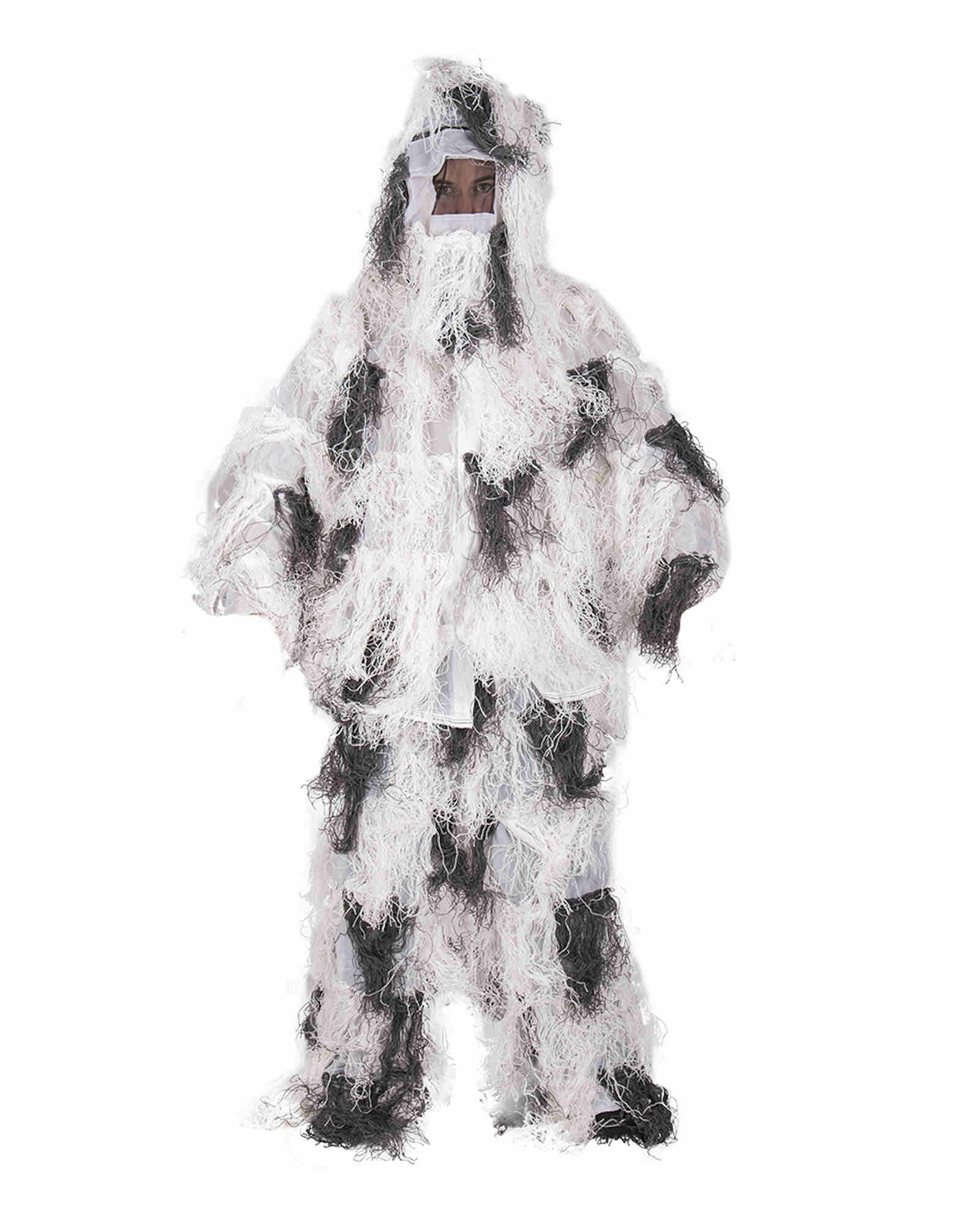 Mil-Tec GHILLIE SUIT ANTI FIRE 4PC.SNOW Tarnanzug | Tarnbekleidung ...