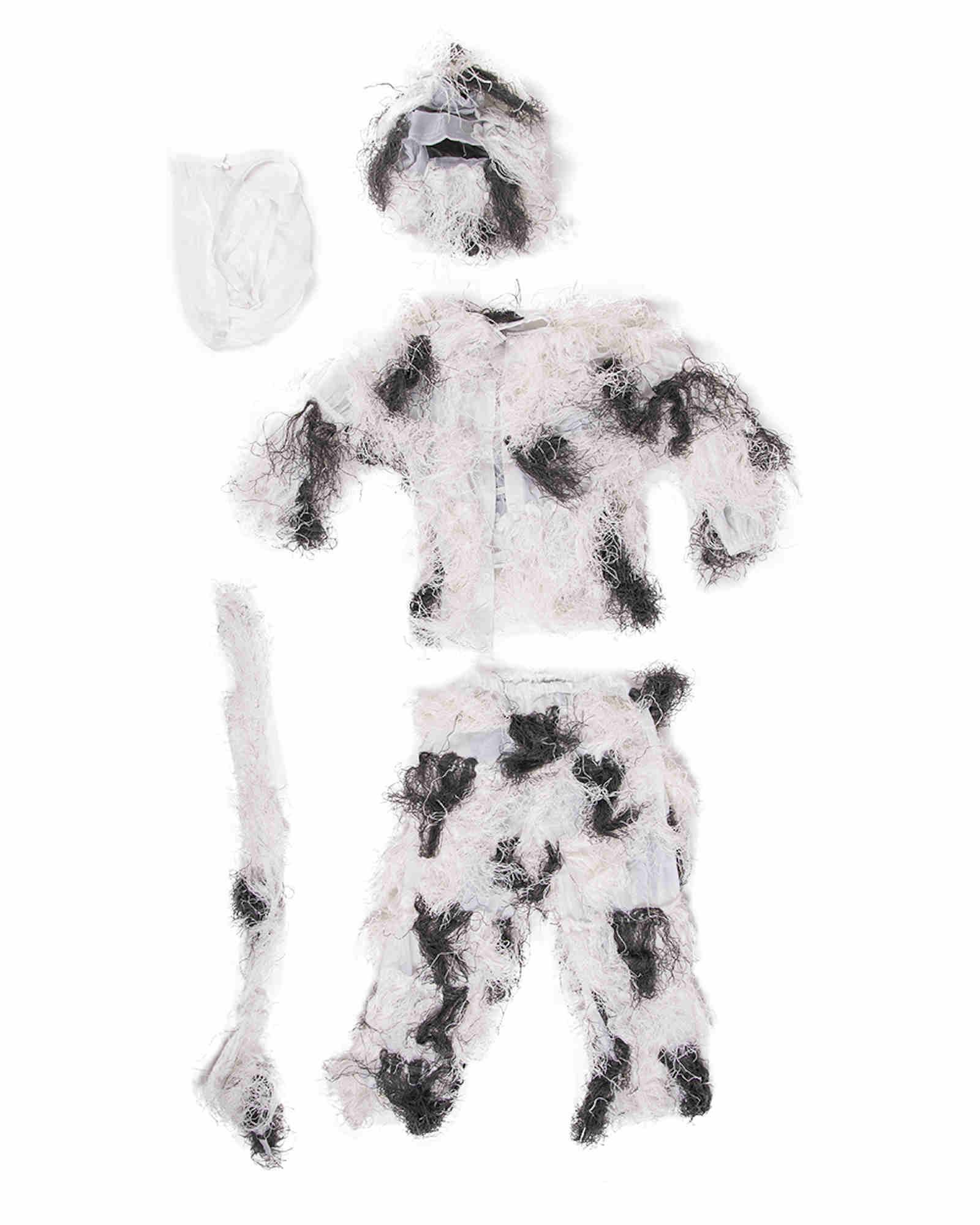 Mil-Tec GHILLIE SUIT ANTI FIRE 4PC.SNOW Tarnanzug | Tarnbekleidung ...